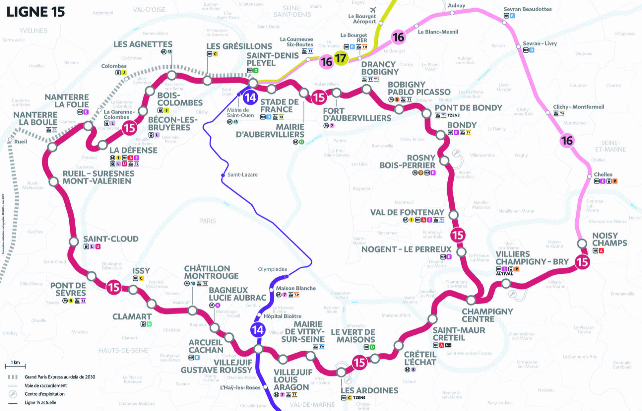 La ligne 15 du Grand Paris Express sur les rails - Ville de Pantin
