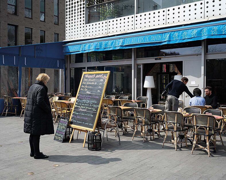 Sur la terrasse des Ateliers de Pantin - Ville de Pantin
